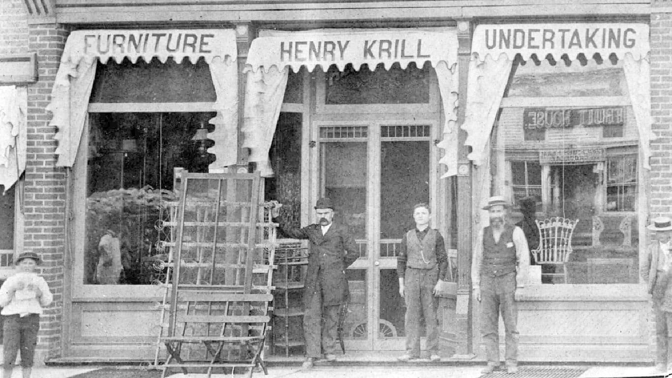 Historic Reflection: 1875: Krill Funeral Service - The Village Reporter