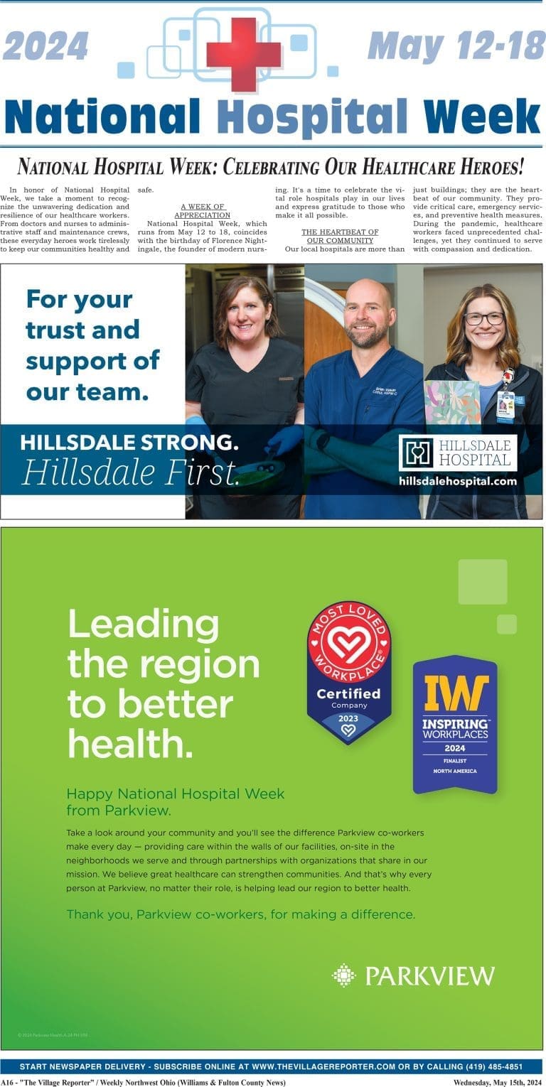 National Hospital Week - The Village Reporter