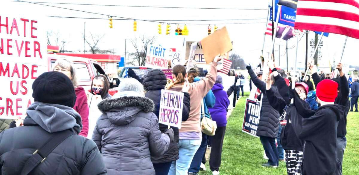 Local Residents Organize Pro-Democracy Protests In Wauseon & Bryan On ...