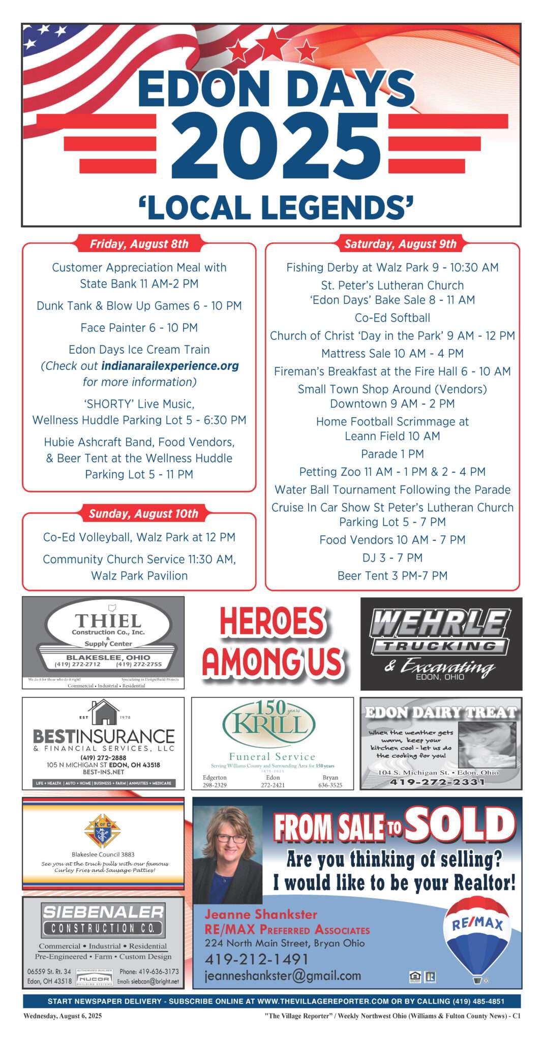 Edon Days Returns: A Weekend Of Tradition, Fun & Hometown Pride - The ...