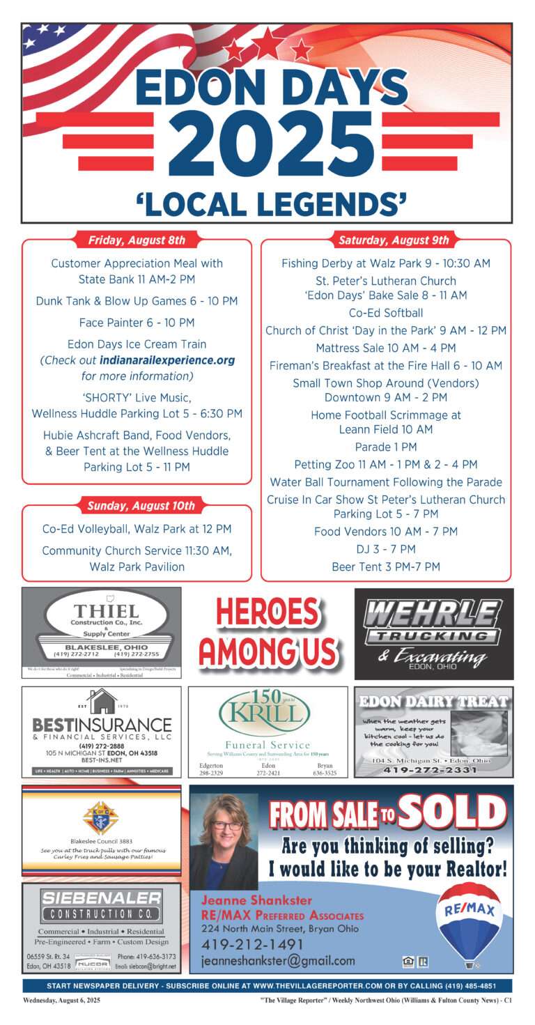 Edon Days Returns: A Weekend Of Tradition, Fun & Hometown Pride - The ...
