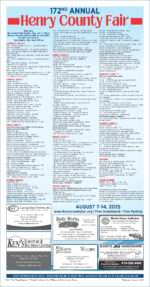172nd Henry County Fair Scheduled - The Village Reporter