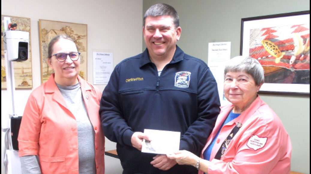 Fire Chief Brian Fritsch Speaks At Montpelier Hospital Auxiliary - The ...